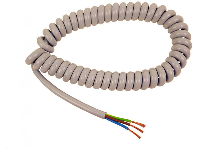 PUR Spiral Cable | Coiled Cable - Qijun Electrical