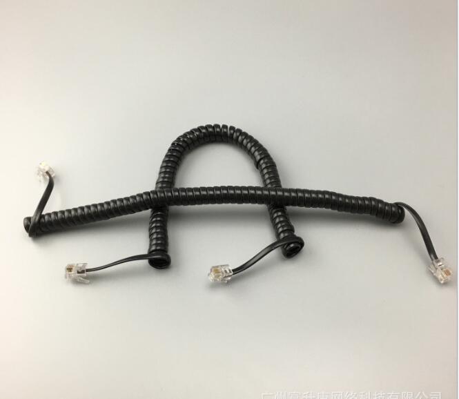 Coiled Cable | RJ10 (4P4C) Modular Plugs - Qijun Electrical